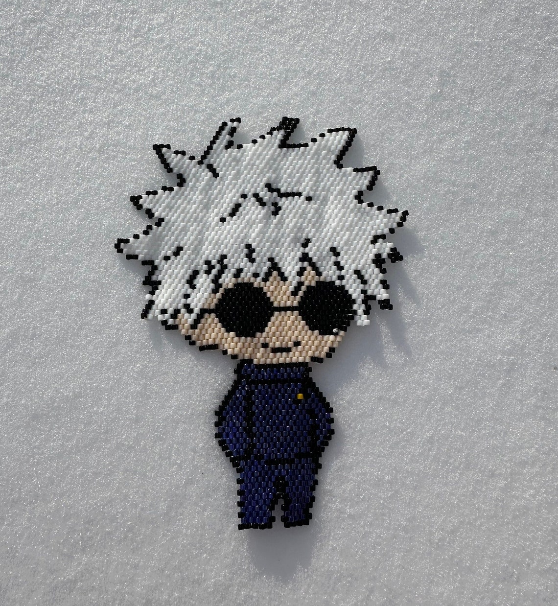 Satoru Gojo Brick Stitch Pattern PDF - Etsy