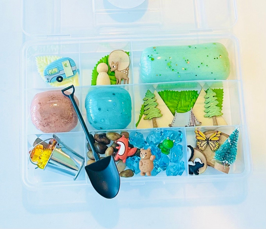 Camping Play Dough Sensory Kit - Etsy