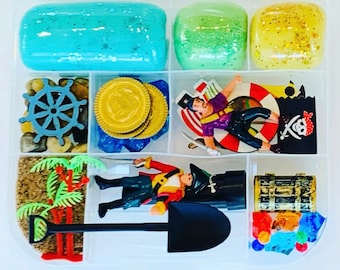 Pirate Play Dough Kit Playdough Set, Boys Kit, Sensory Kit, Toddler ...