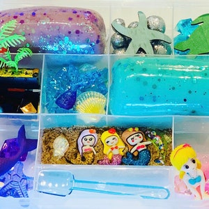 Mermaid Play Dough Kit - Etsy
