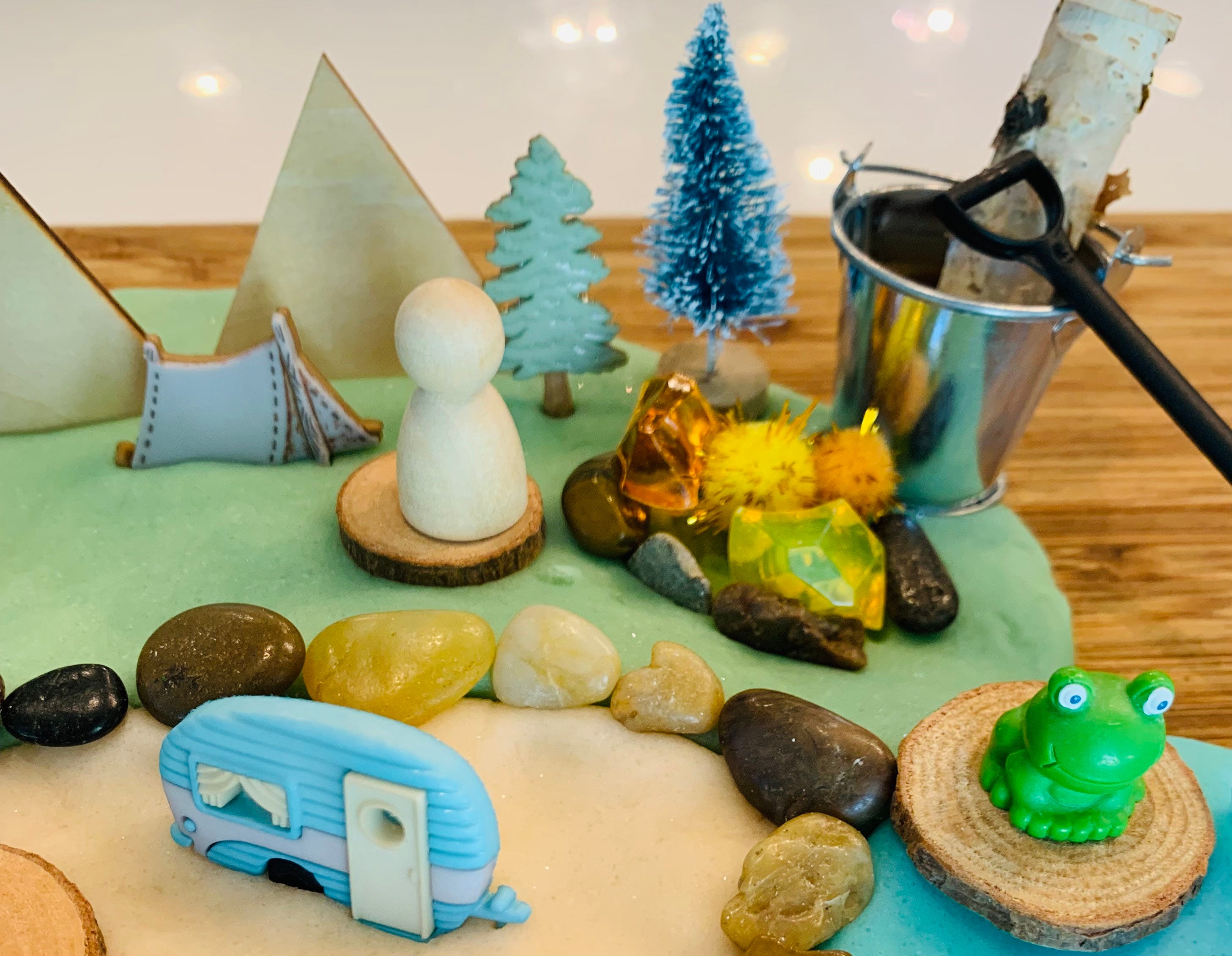 Camping Play Dough Sensory Kit - Etsy
