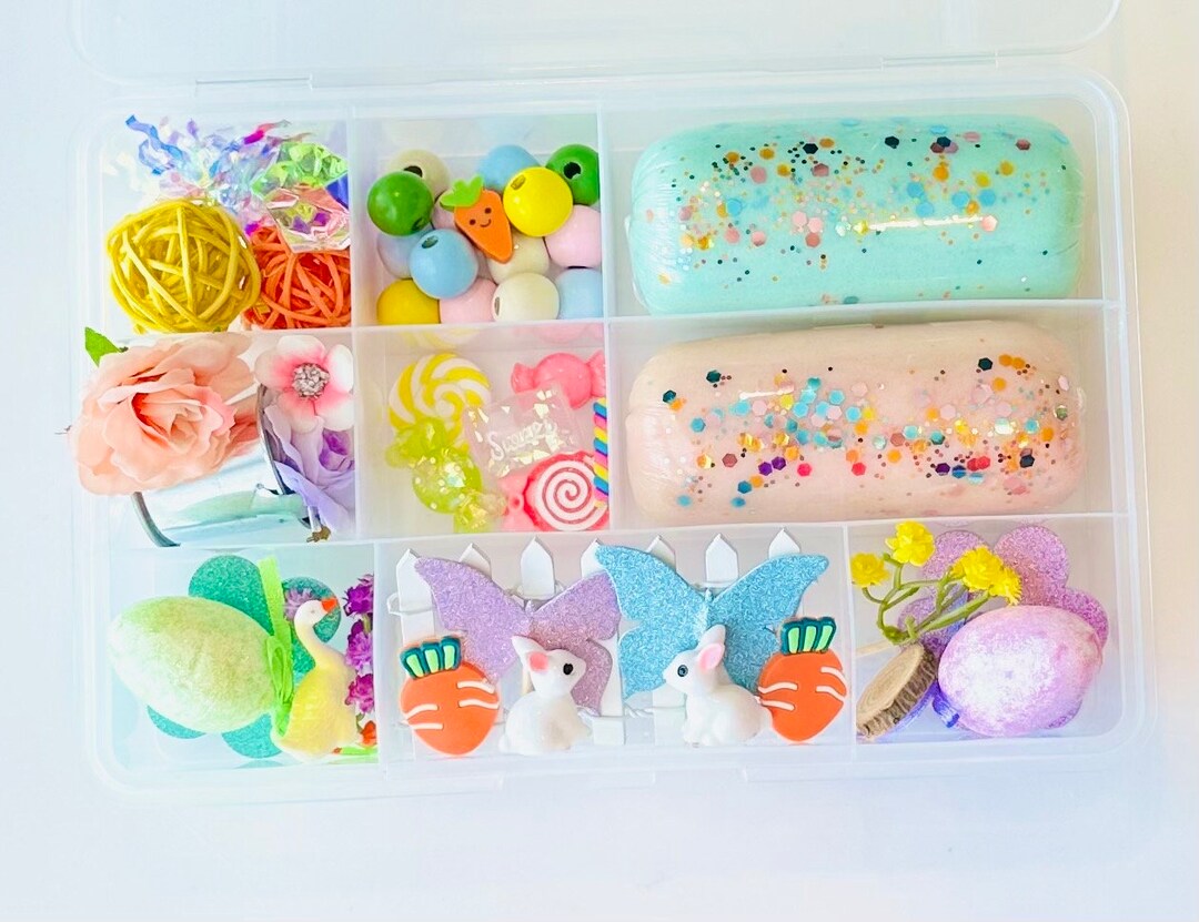 Easter Play Dough Sensory Kit - Etsy