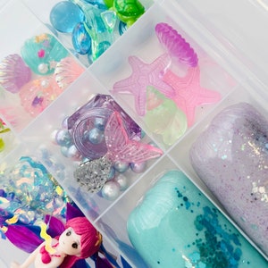 Mermaid Play Dough Kit - Etsy