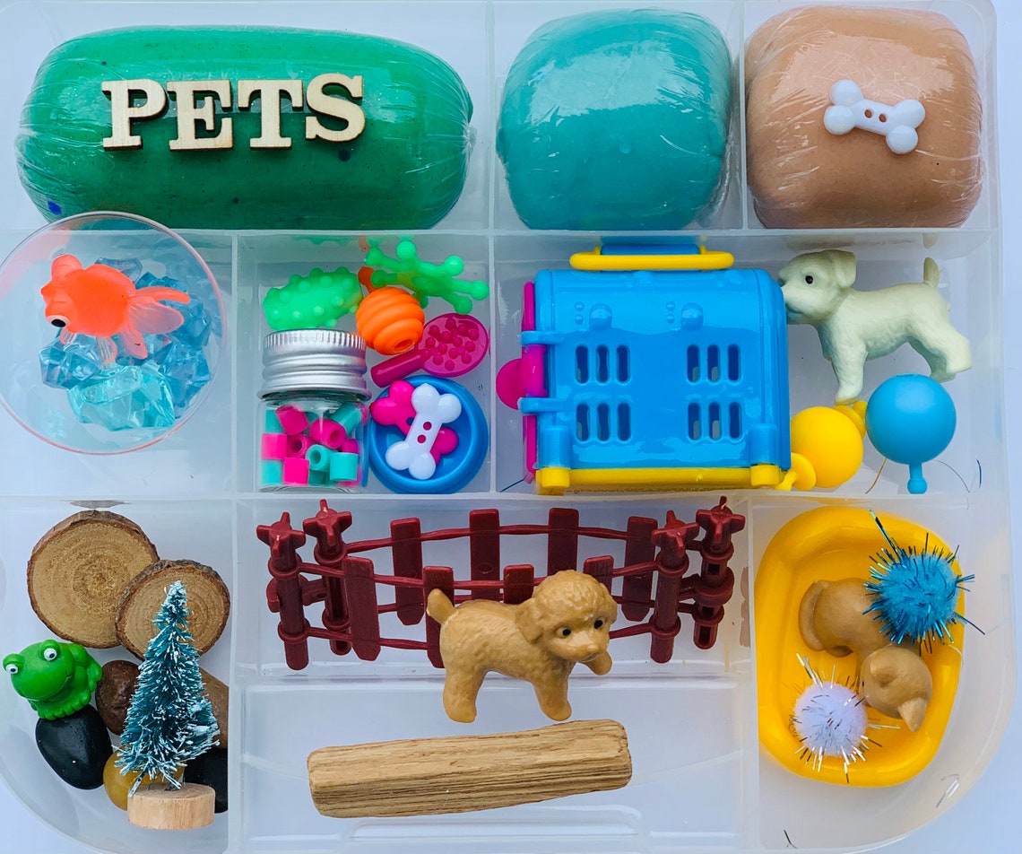 Pets Play Dough Sensory Kit - Etsy
