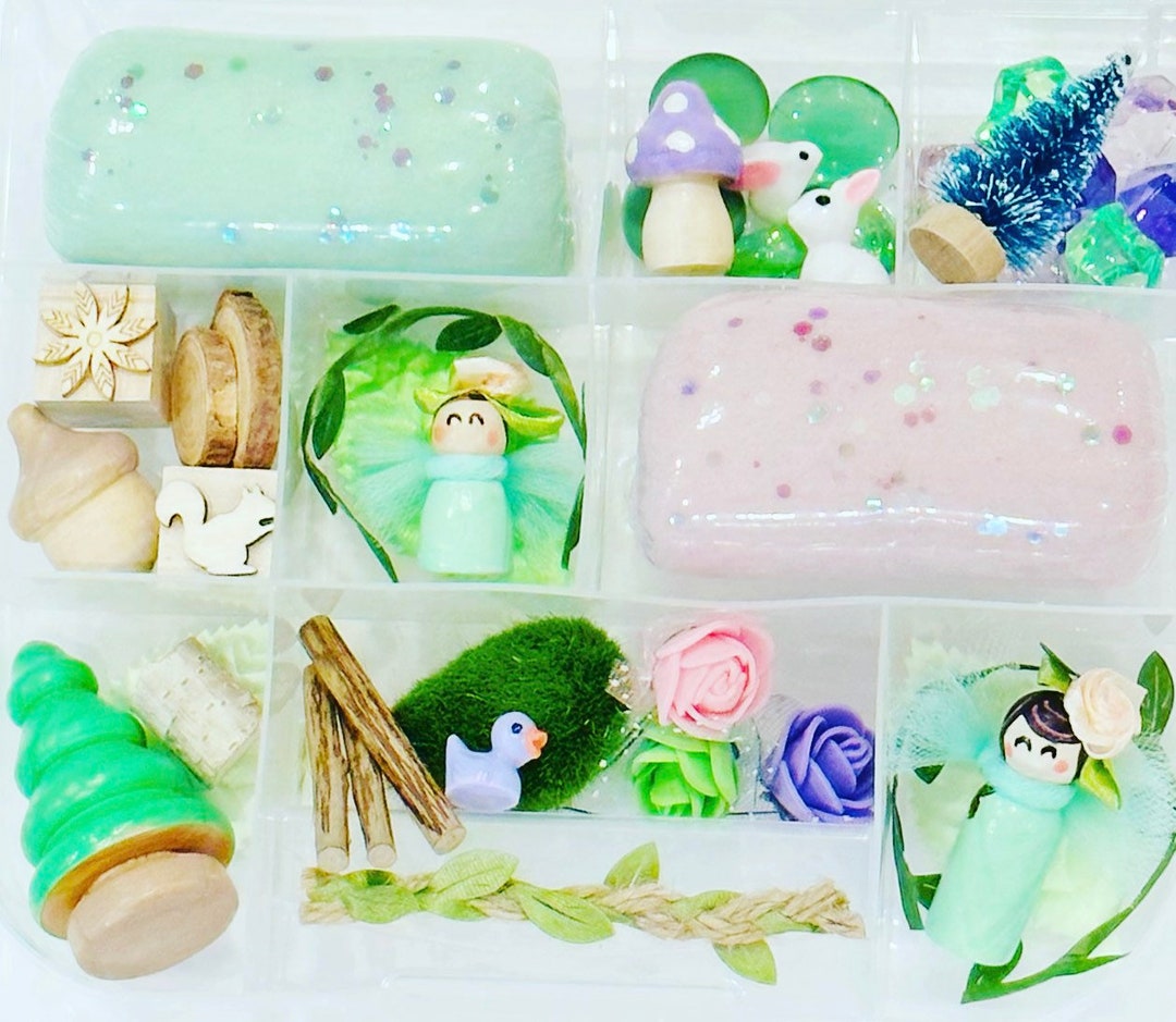 Forest Fairy Play Dough Sensory Kit - Etsy