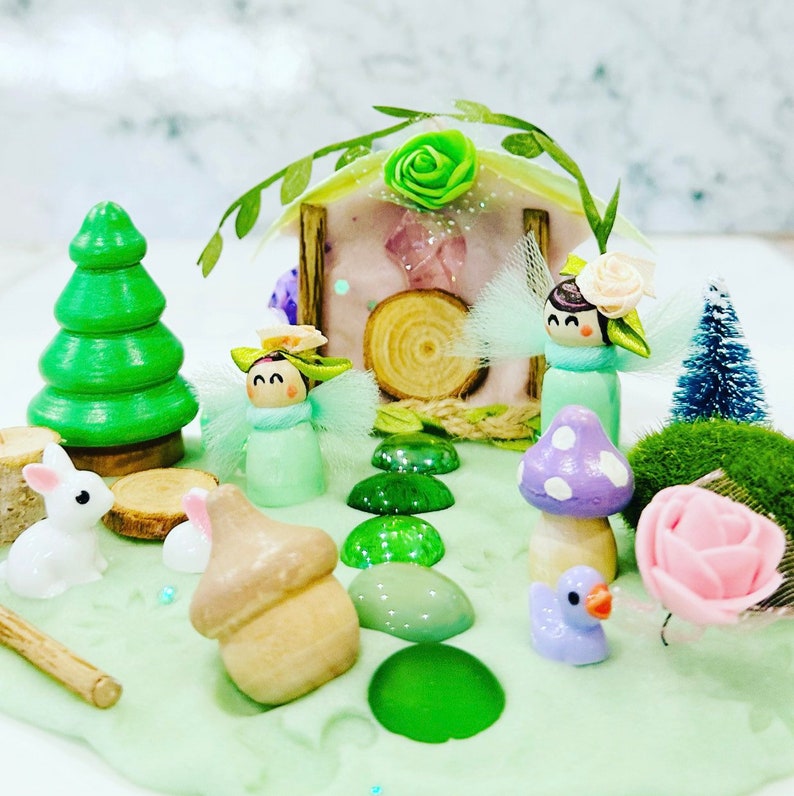 Forest Fairy Play Dough Sensory Kit - Etsy