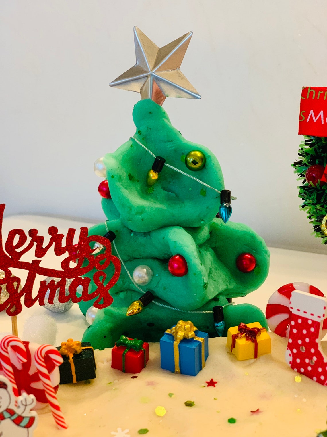 Christmas Play Dough Sensory Kit - Etsy
