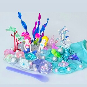 Mermaid Play Dough Kit - Etsy