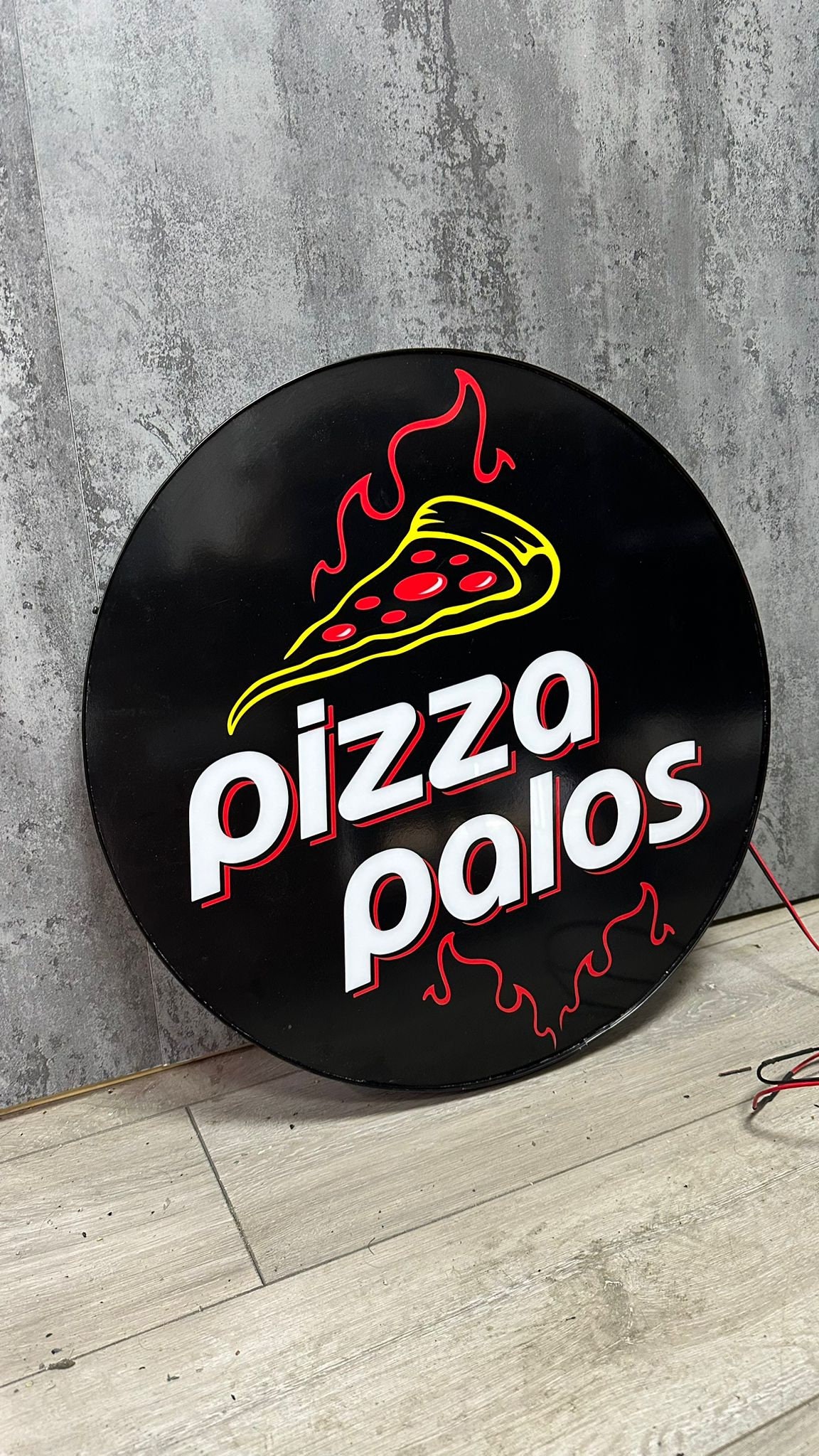 Backlit Sign Logo Light Box Signage Custom Round Led Box - Etsy