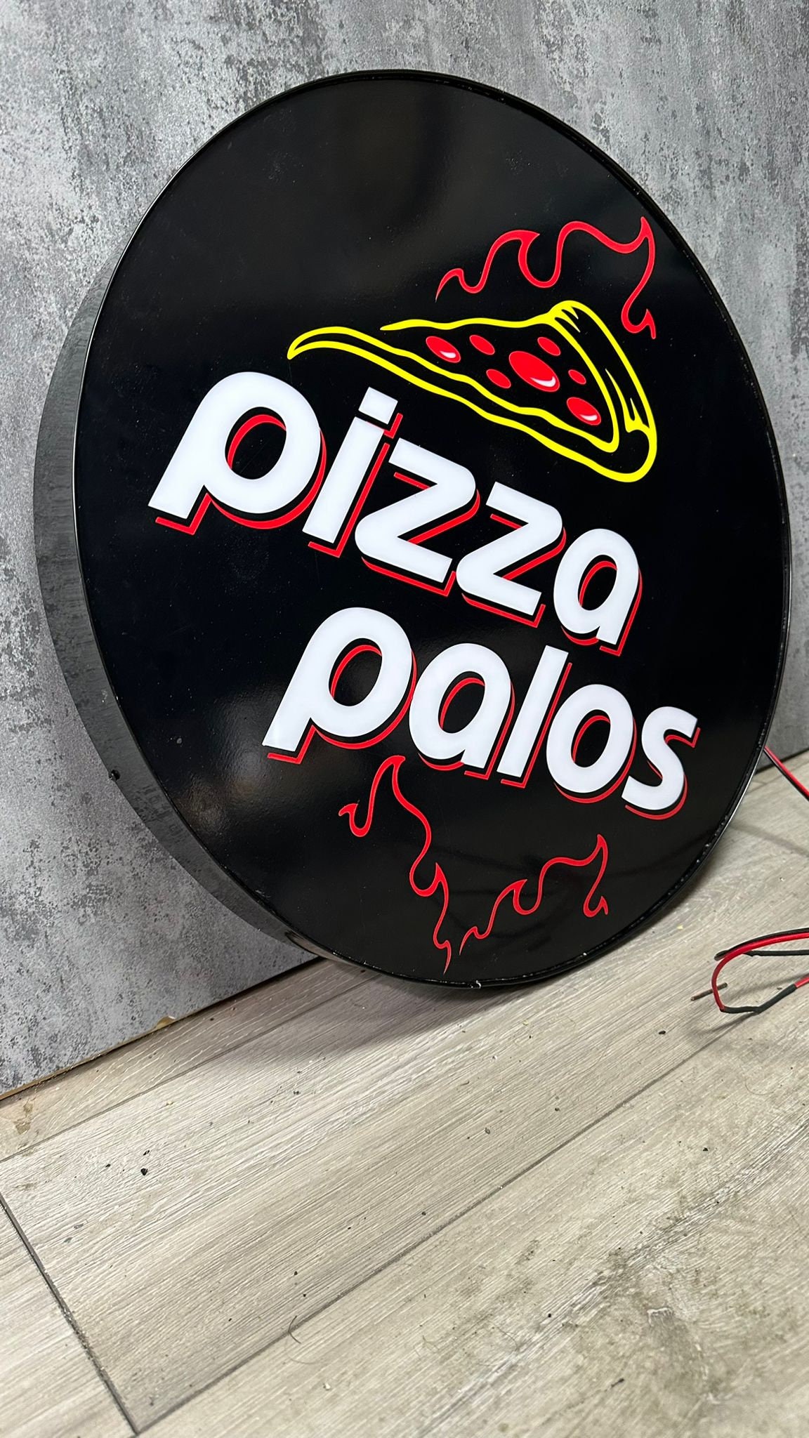 Backlit Sign Logo Light Box Signage Custom Round Led Box - Etsy