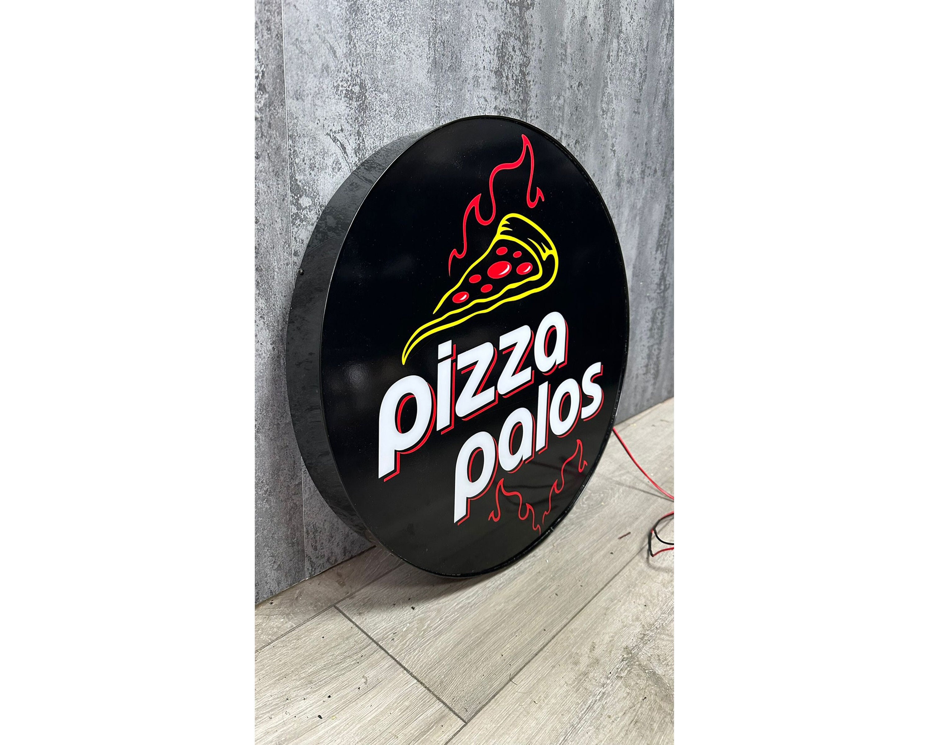 Backlit Sign Logo Light Box Signage Custom Round Led Box - Etsy