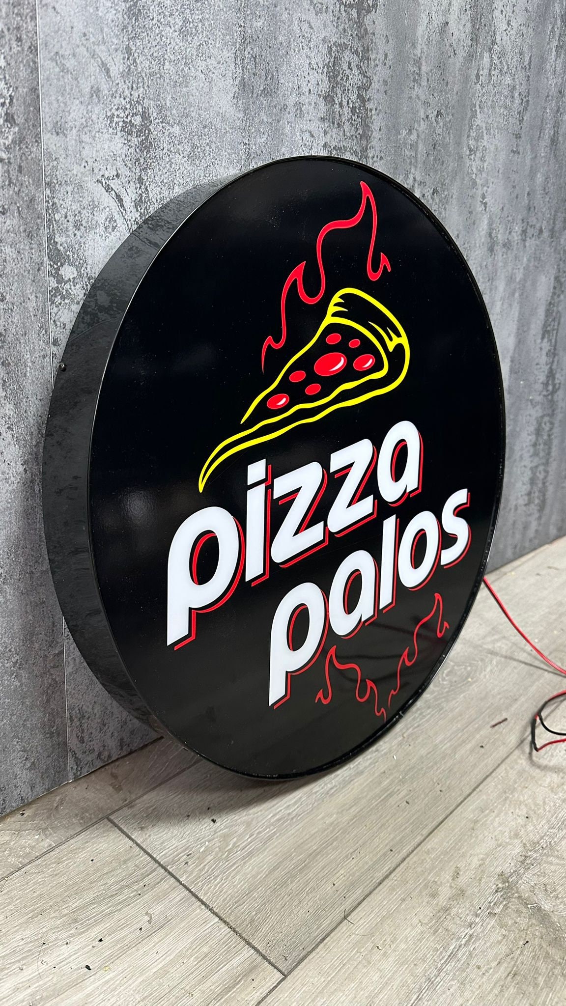 Backlit Sign Logo Light Box Signage Custom Round Led Box - Etsy