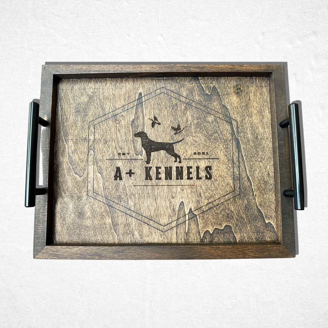 Square Wooden Serving Tray for Any Occasion | Personalized Wooden ...