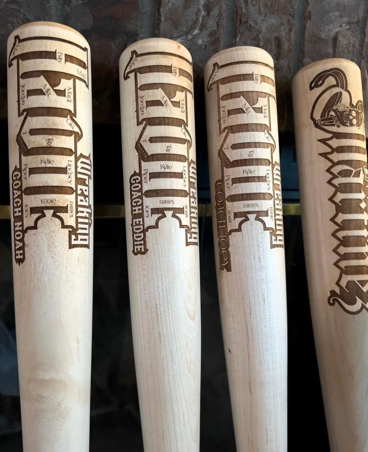 Custom Engraved Baseball Bat - Etsy