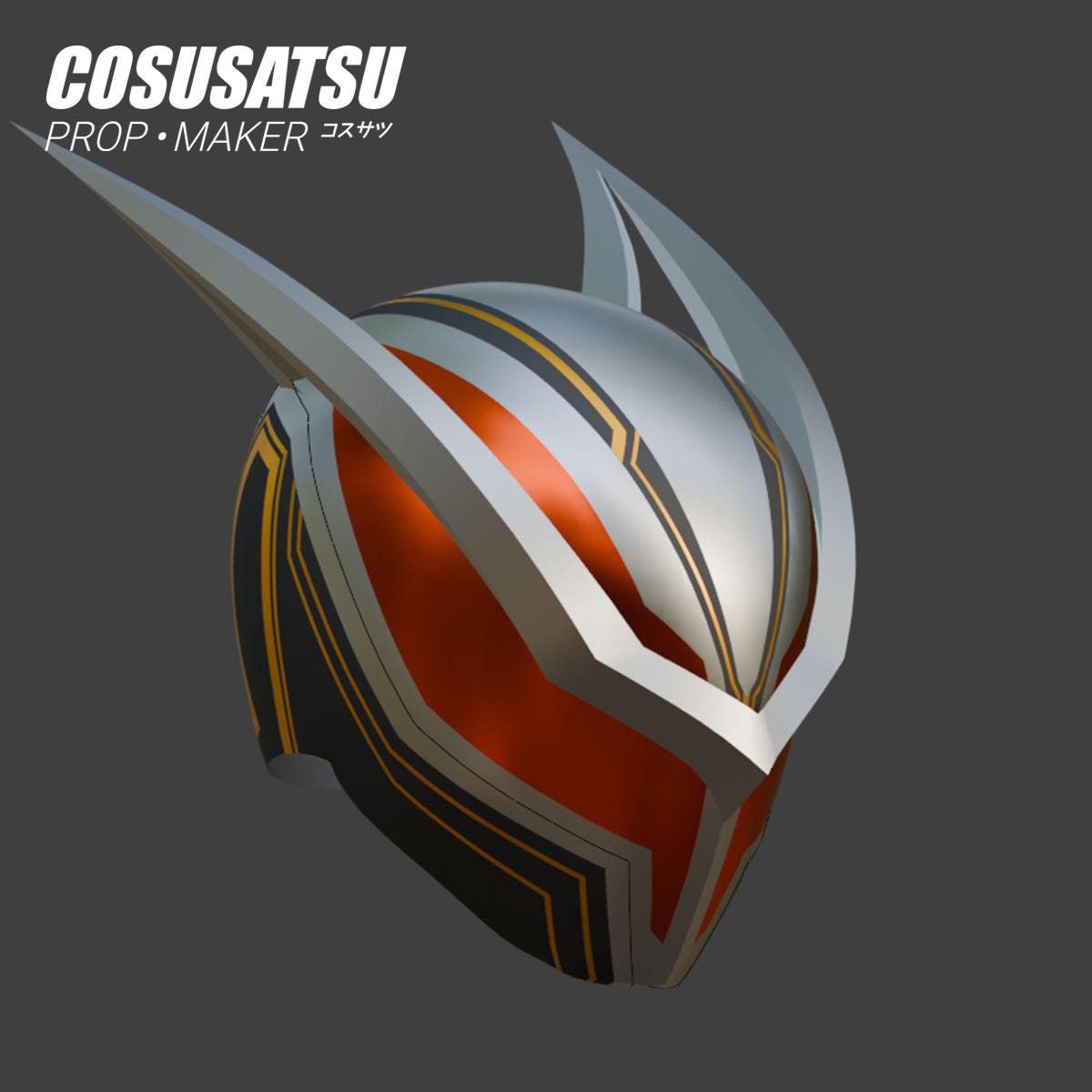 DIY Kamen Rider Nox Knight Helmet Cosplay EVA Foam Template - Etsy