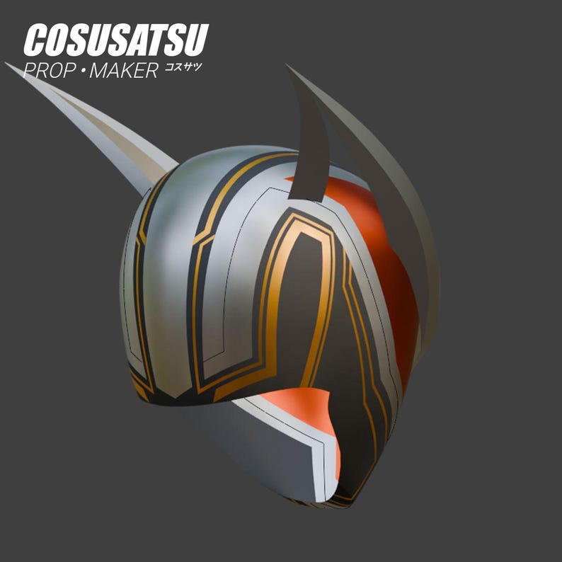 DIY Kamen Rider Nox Knight Helmet Cosplay EVA Foam Template - Etsy