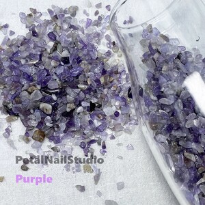 Natural Mineral Crystal Gravel Nail Art Jewelry/diy Nail Material ...