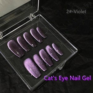 10ml Nail Art Spar Cat's Eye Gel/multi Color Populor Nail Polish/diy ...