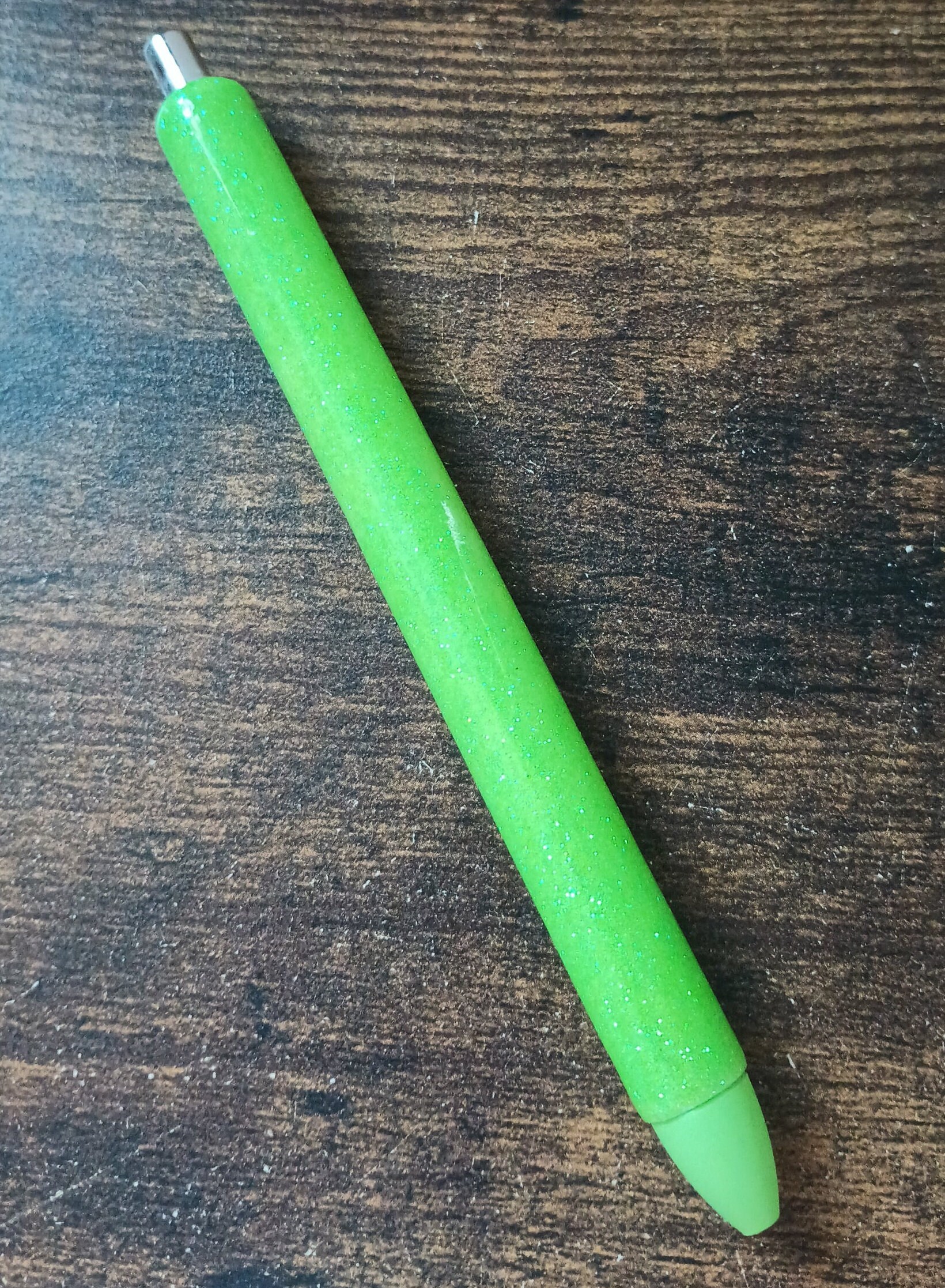 Neon Green Glitter Gel Pen With Neon Green Ink - Etsy