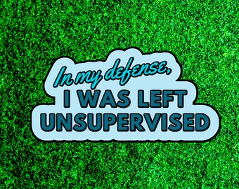 Unsupervised Sticker - Etsy