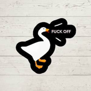 Evil Goose Sticker or Magnet Pack Vinyl Stickers Free Shipping - Etsy