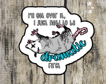 Dramatic Sticker - Etsy