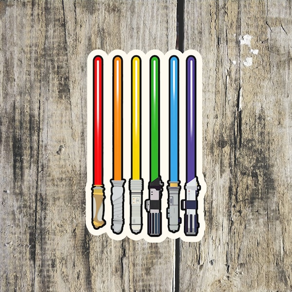 Lightsaber Decal - Etsy