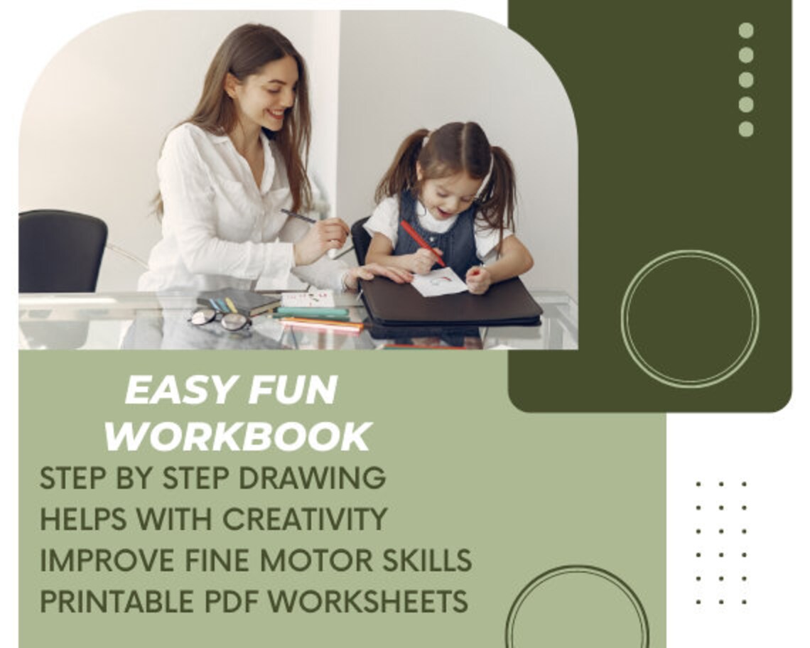 100 Pages - Step by Step Drawing for Kids Printable Worksheets - Etsy