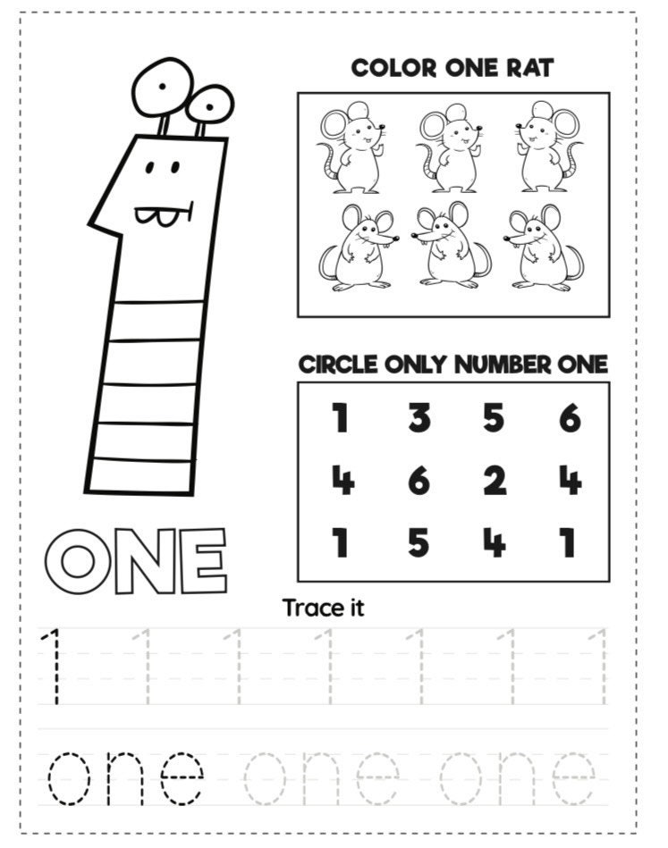 Children's Alphabet and Number Workbook Toddler/pre-k Bundle - Etsy