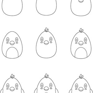 100 Pages - Step by Step Drawing for Kids Printable Worksheets - Etsy