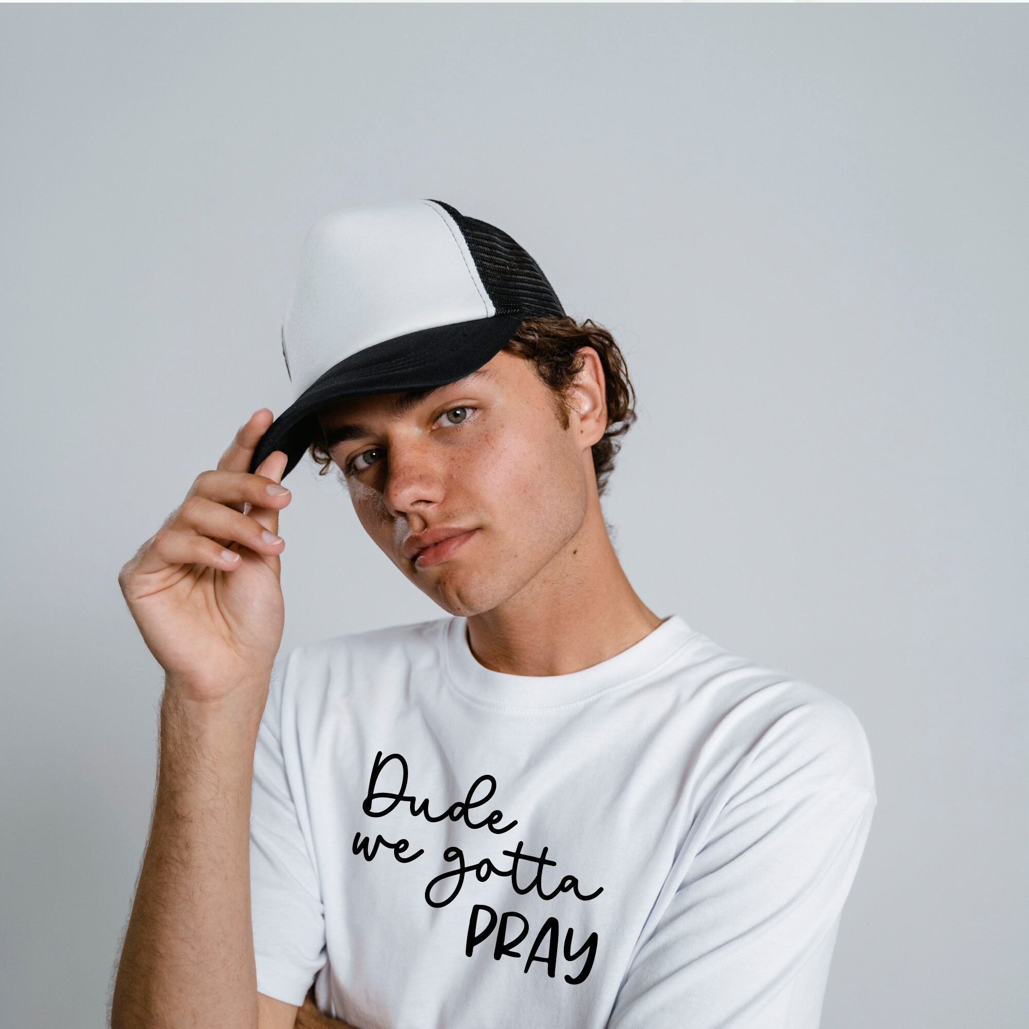 Dude We Gotta Pray Svg - Clipart - Instant Digital Download - DXF PNG ...