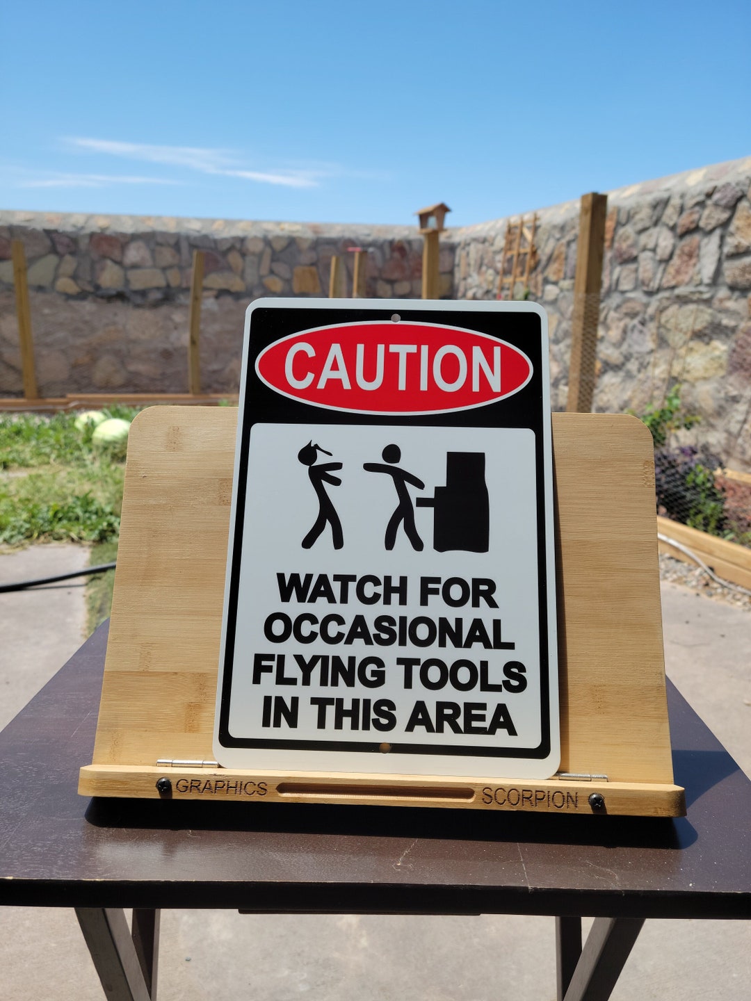 Watch for Flying Tools Funny Aluminum Sign 8x12 In - Etsy