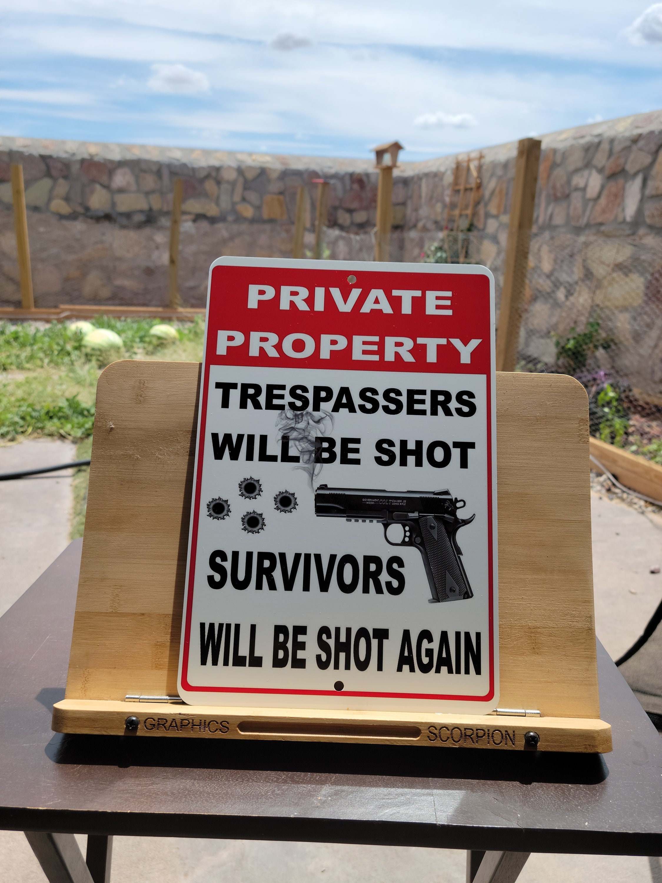 Private Property No Trespassing Funny Aluminum Sign 8x12 In - Etsy