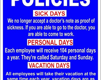 Answer Desk Rates Funny Aluminum Sign 8x12 In | Etsy