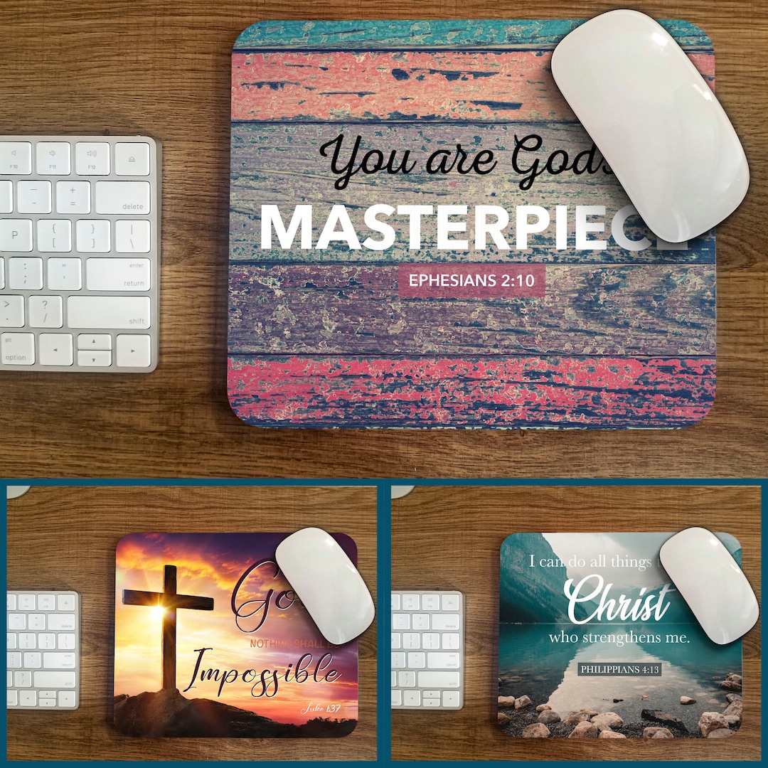 Inspiration Bible Verse Mouse Pad - Etsy