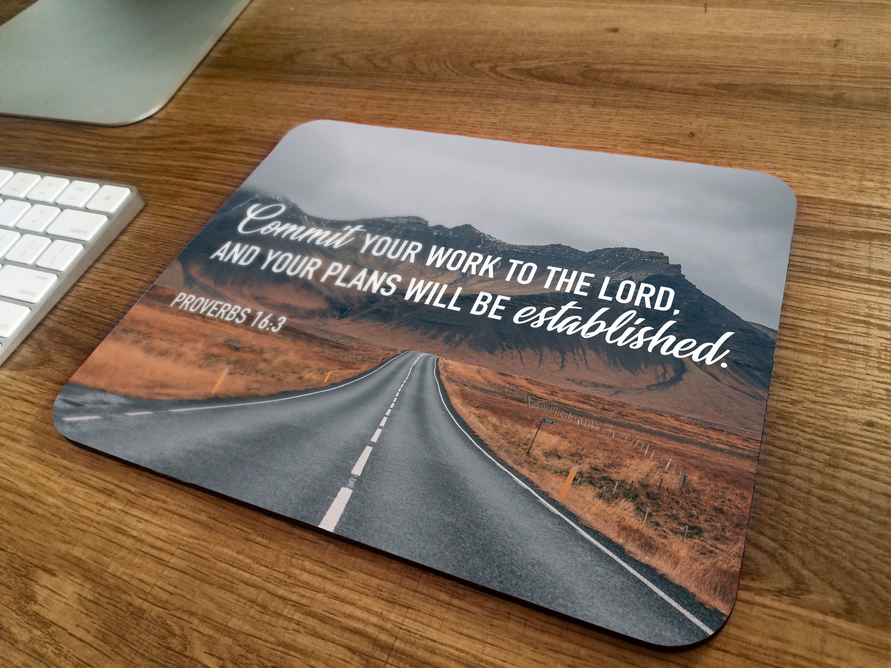 Work Bible Verse Mouse Pad - Etsy