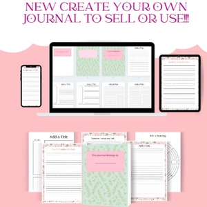 Canva Journal Template, Editable Journaling Kit, Custom Writing ...