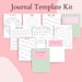 Canva Journal Template, Editable Journaling Kit, Custom Writing ...