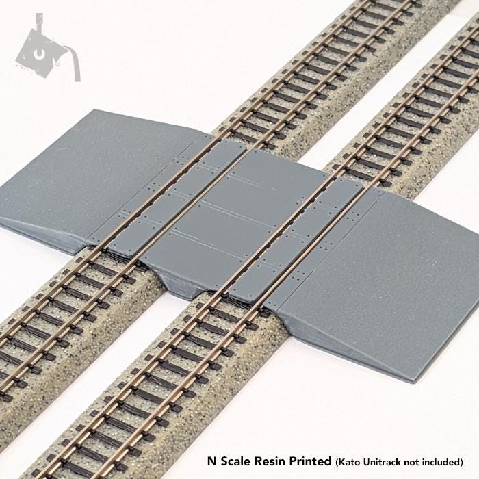 N Scale Grade Crossing Straight - Etsy