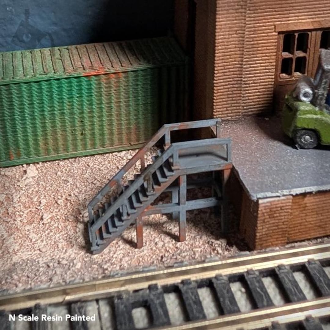 N Scale Stairs and Steps (16pc) - Etsy