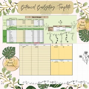 Monthly Digital Budget Template Google Sheets Budget Template Personal ...