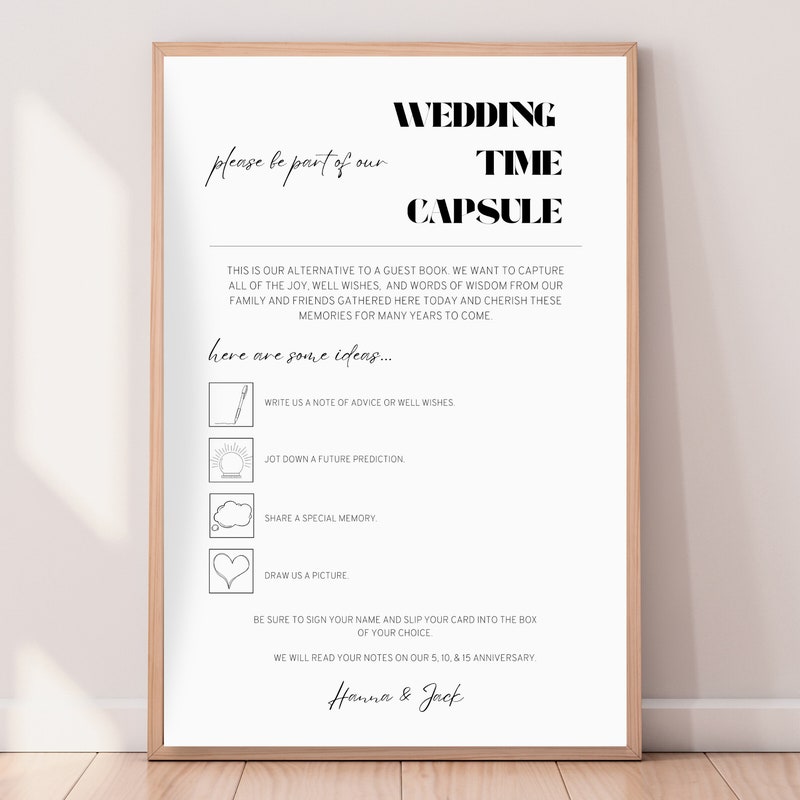 Wedding Time Capsule - Etsy
