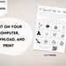 Wedding Table Games | Wedding Program Template | Wedding Program ...