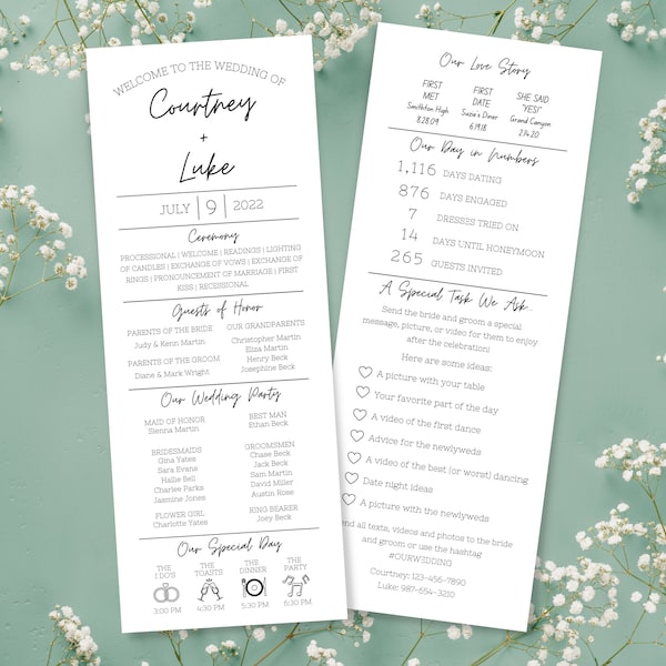 Wedding Infographic - Etsy