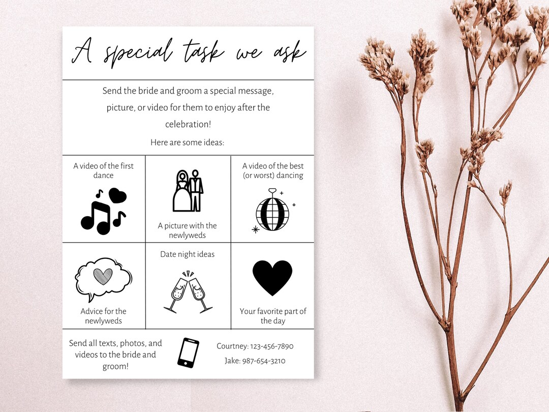 Wedding Table Games | Wedding Program Template | Wedding Program ...