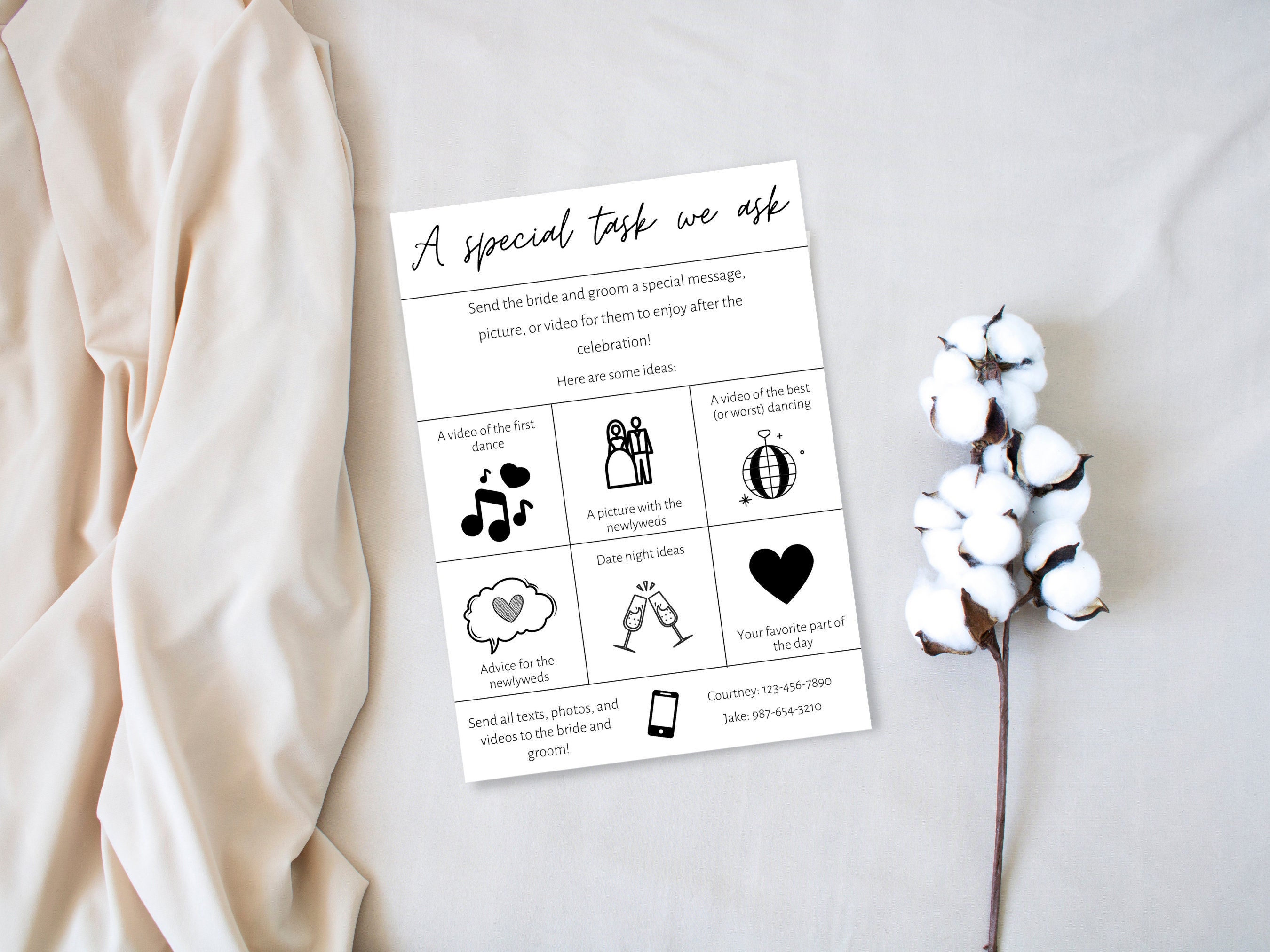 Wedding Table Games | Wedding Program Template | Wedding Program ...