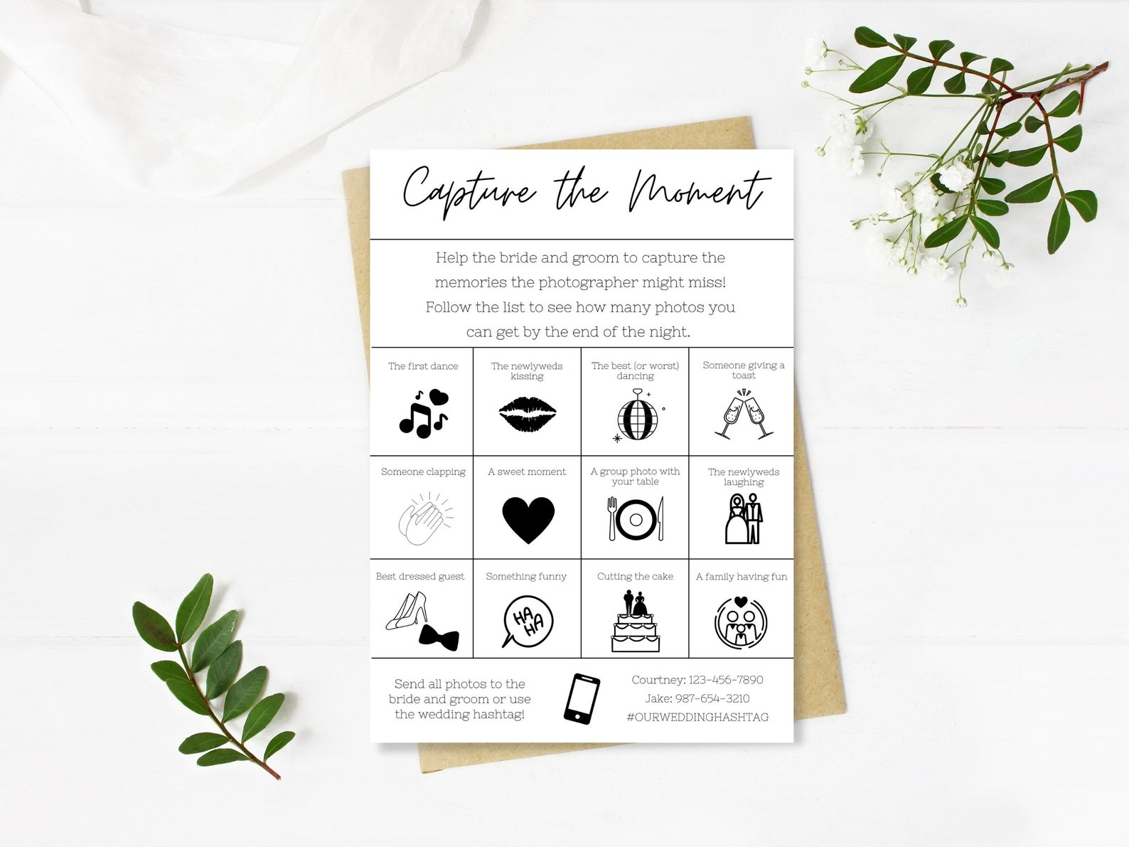 Wedding Table Games Wedding Program Template Wedding - Etsy