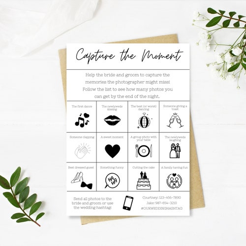 Wedding Table Games Wedding Program Template Wedding - Etsy