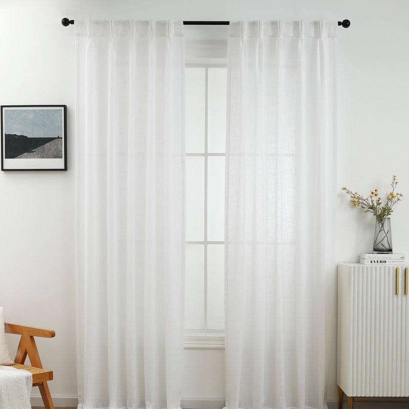 Scandinavian Tab Curtains - Etsy