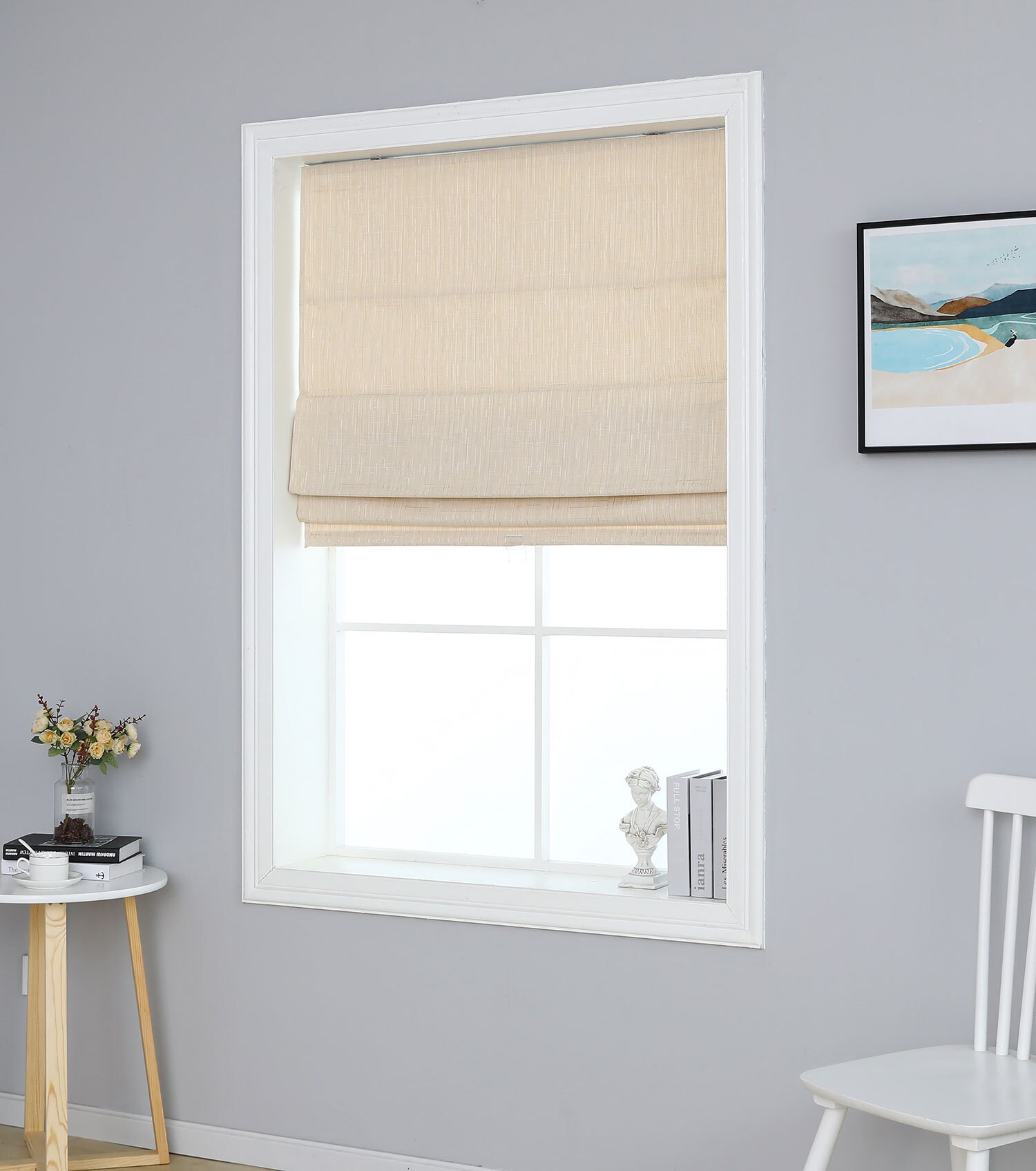 Roman Shades With Fringe